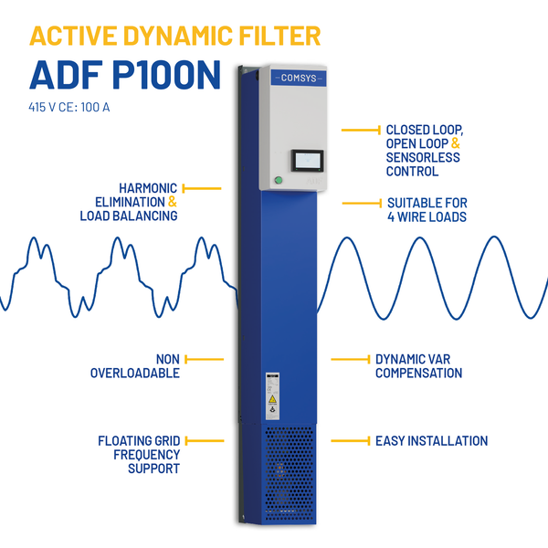 COMSYS ADF P100N Active Harmonic Filter – SmartGRID Technologies & Power Quality Solutions Pty Ltd