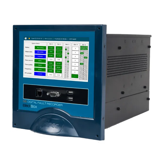 ELSPEC G5DFR PMU, Digital Fault Recorder, Phasor Measurement Unit, and ...